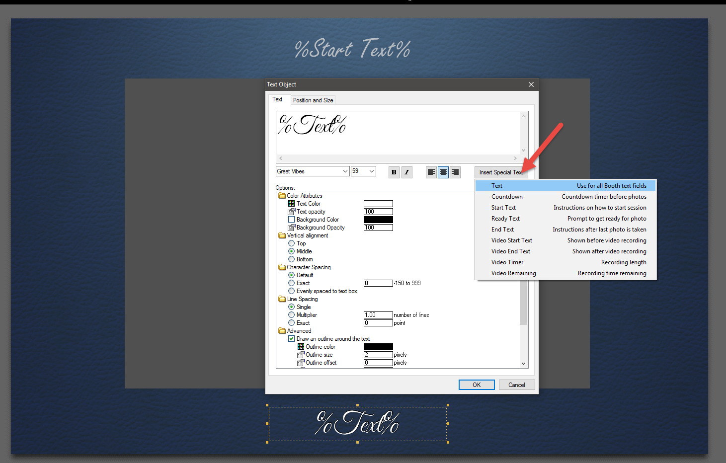 A Wise Idea – Styling Dynamic Text - Darkroom Software